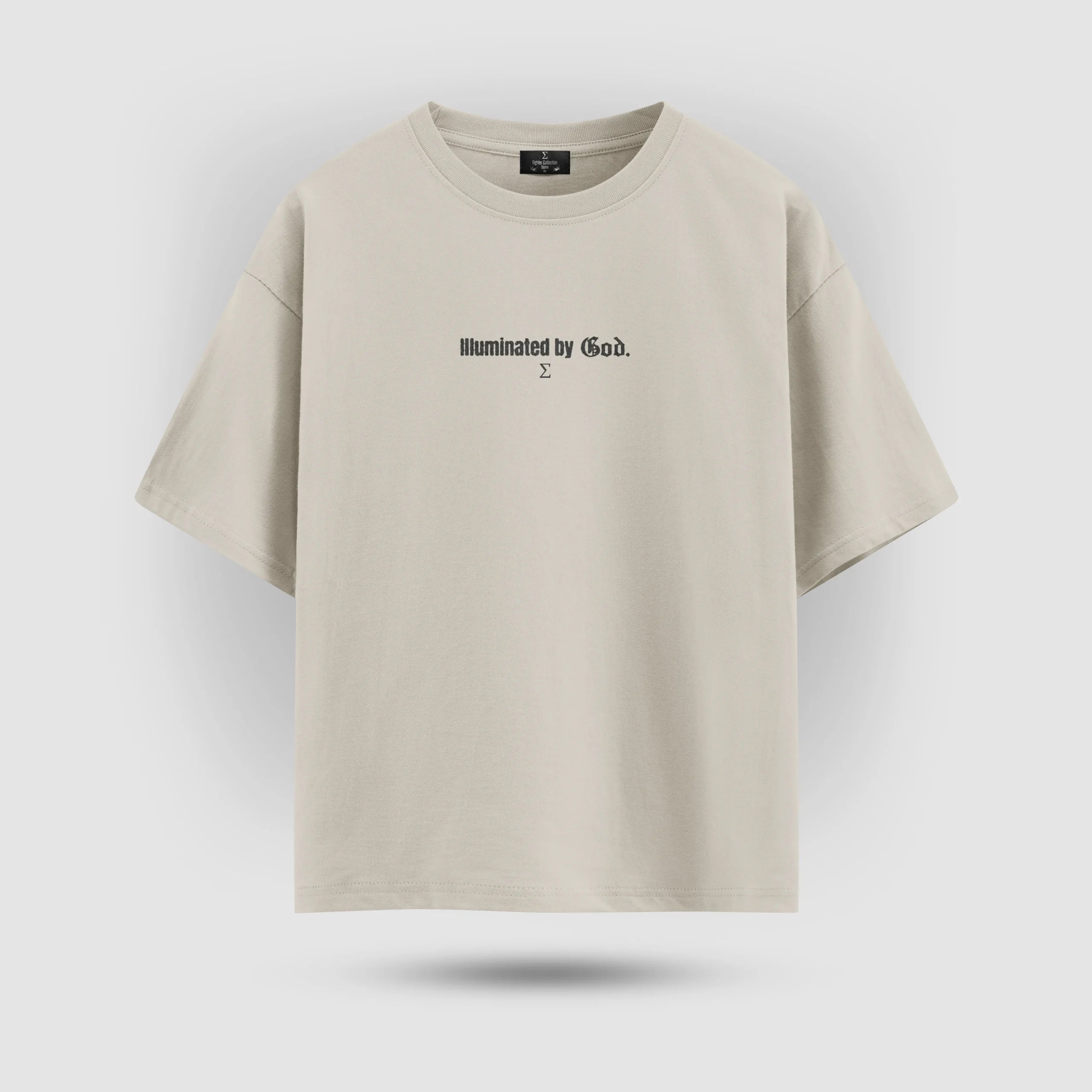 Charles Oliveira Illuminated By God Oversize Tshirt